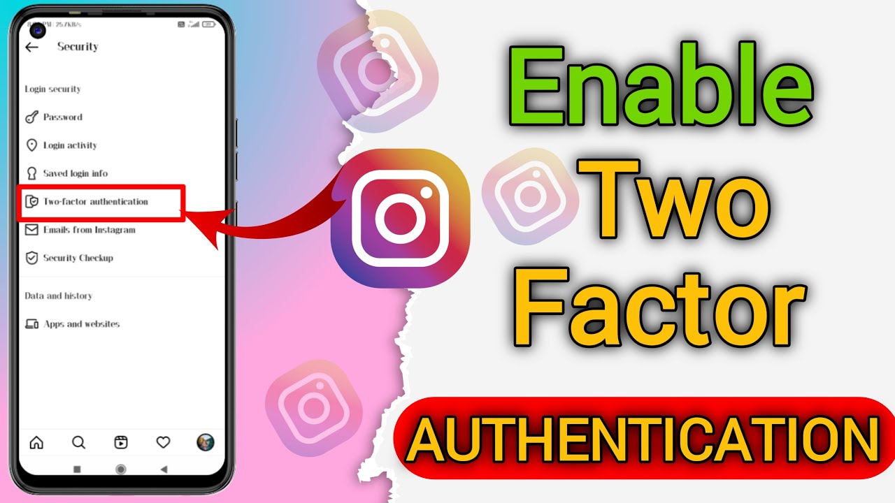 How To Enable Two Factor Authentication On Instagram | Instagam Two ...