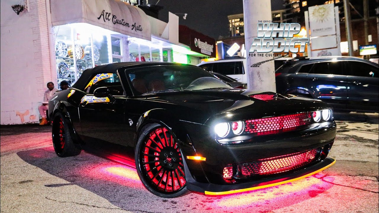 WhipAddict EXCLUSIVE: Shaq's Widebody Hellcat Challenger Convertible on ...
