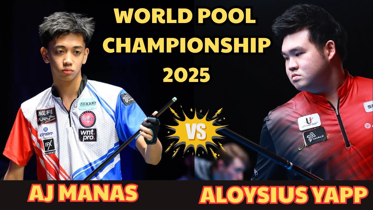 AJ MANAS VS ALOYSIUS YAPP - World Pool Championship 2025 - YouTube