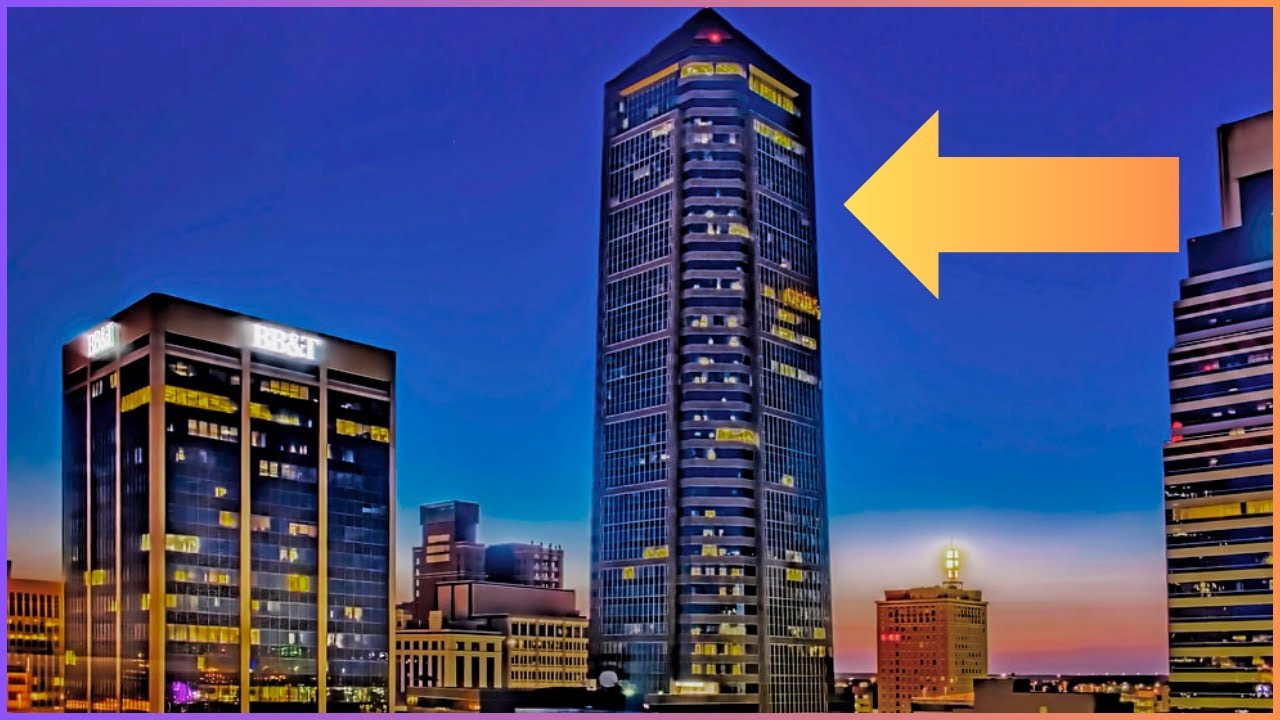 Bank of America Tower Jacksonville North Florida | 4k Video |World ...