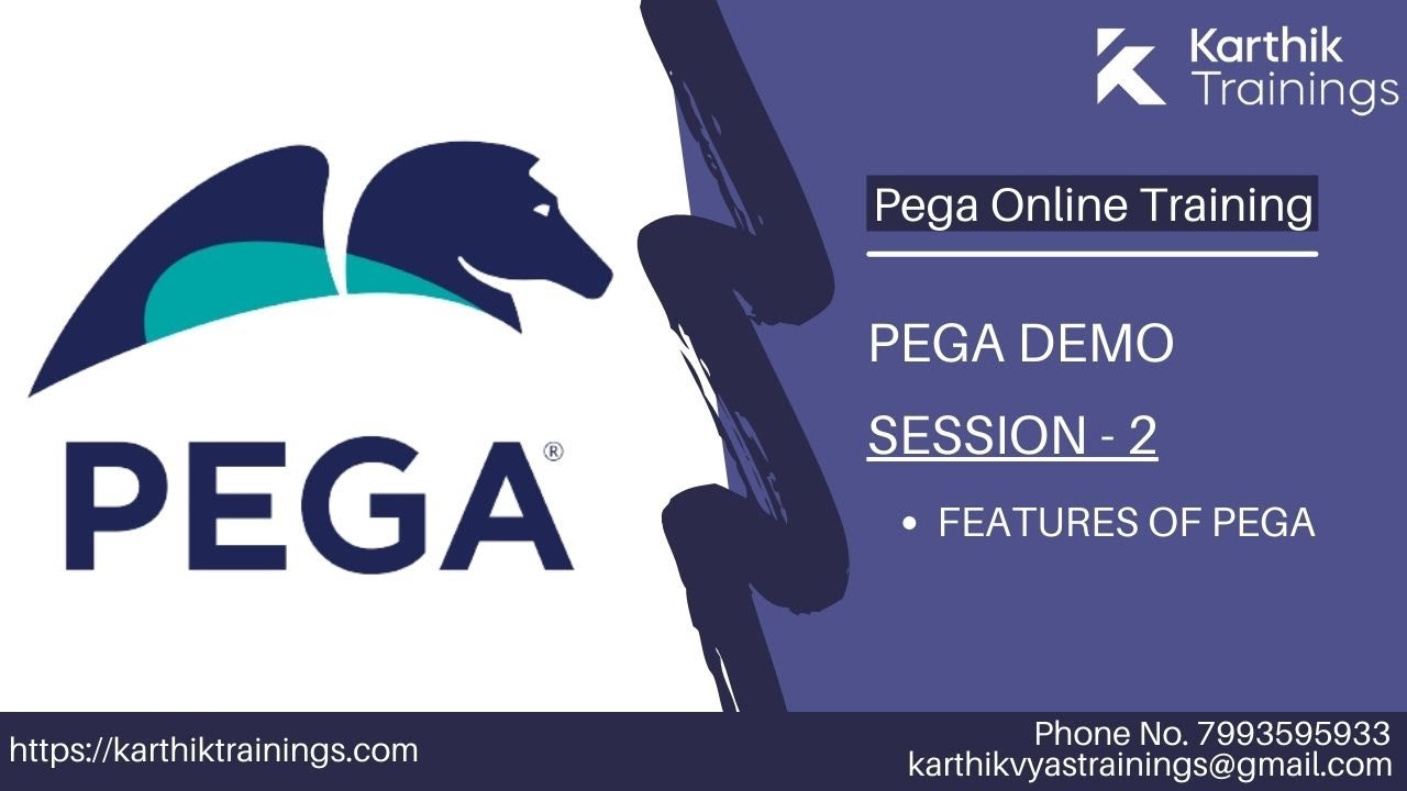 Pega Demo Session 2: Features of Pega | Karthik Trainings - YouTube