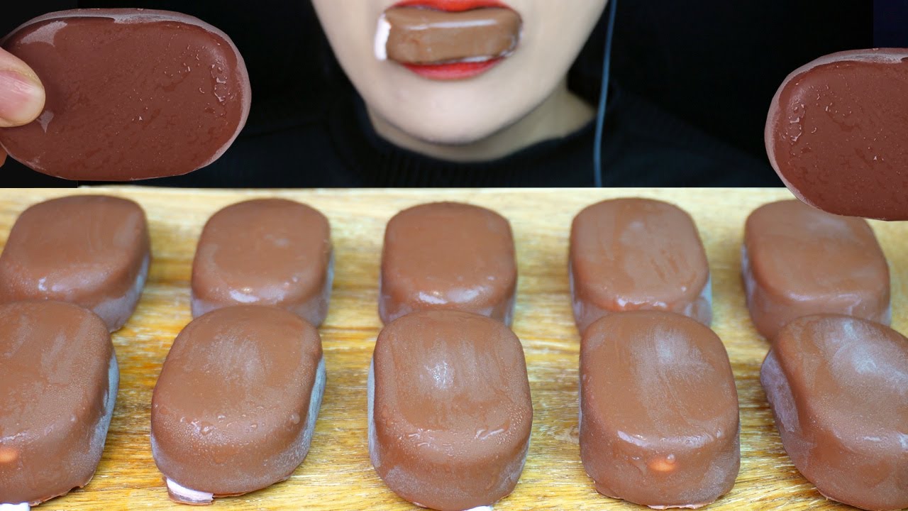 Asmr 티코 아이스크림 리얼사운드 먹방 Tico Chocolate Covered Icecream Youtube