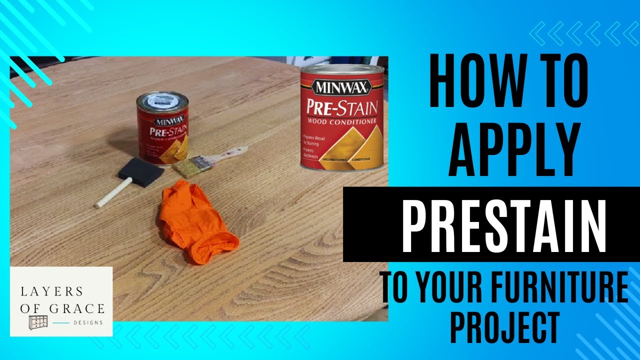 How to Apply Pre-Stain to Your Wood Furniture Refinishing Projects ...