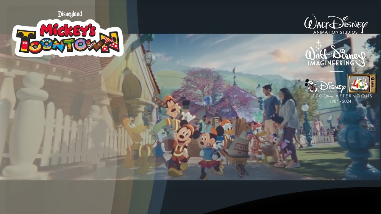 Mickey's Toontown - A Hand-Drawn Build From WDAS - Disney TVA Rides ...