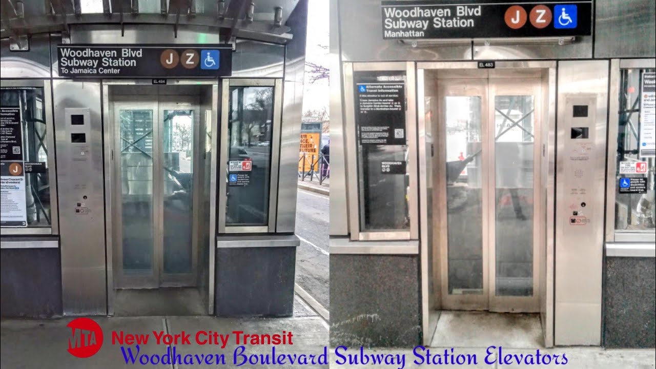 Checking out the BRAND NEW Elevators at the Woodhaven Boulevard Subway Station! (BMT Jamaica ...