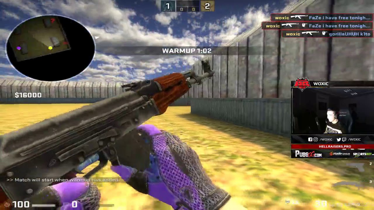 Woxic 1v1 Simple [6K$'ına] - YouTube