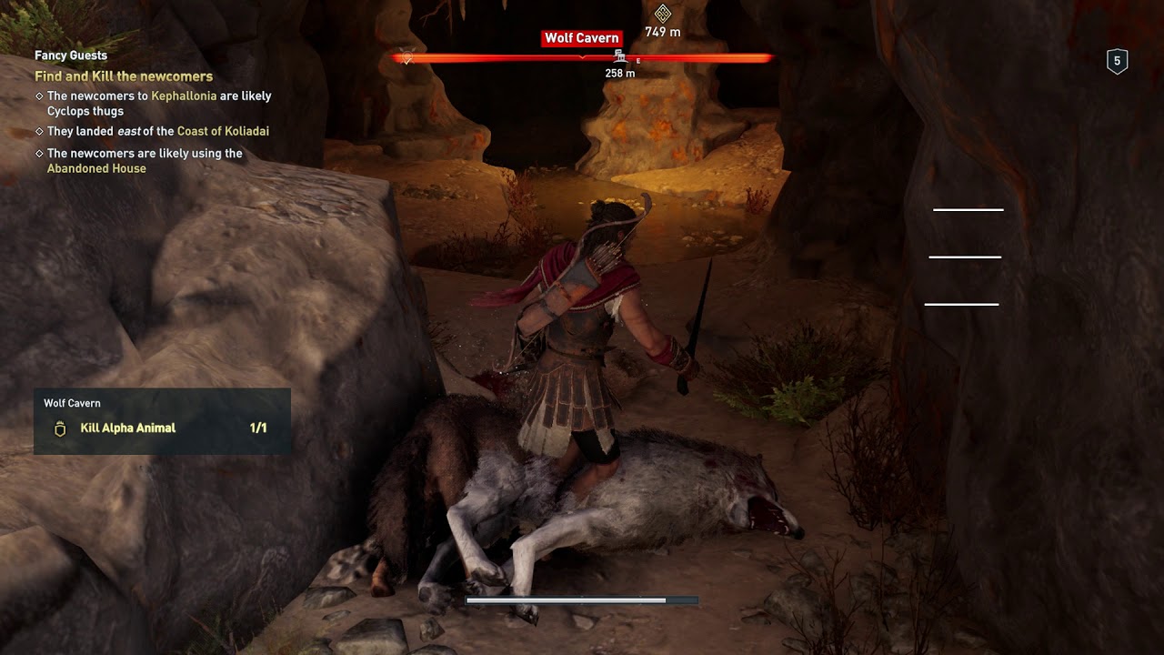 Assassins creed odyssey I am the alpha wolf now! - YouTube