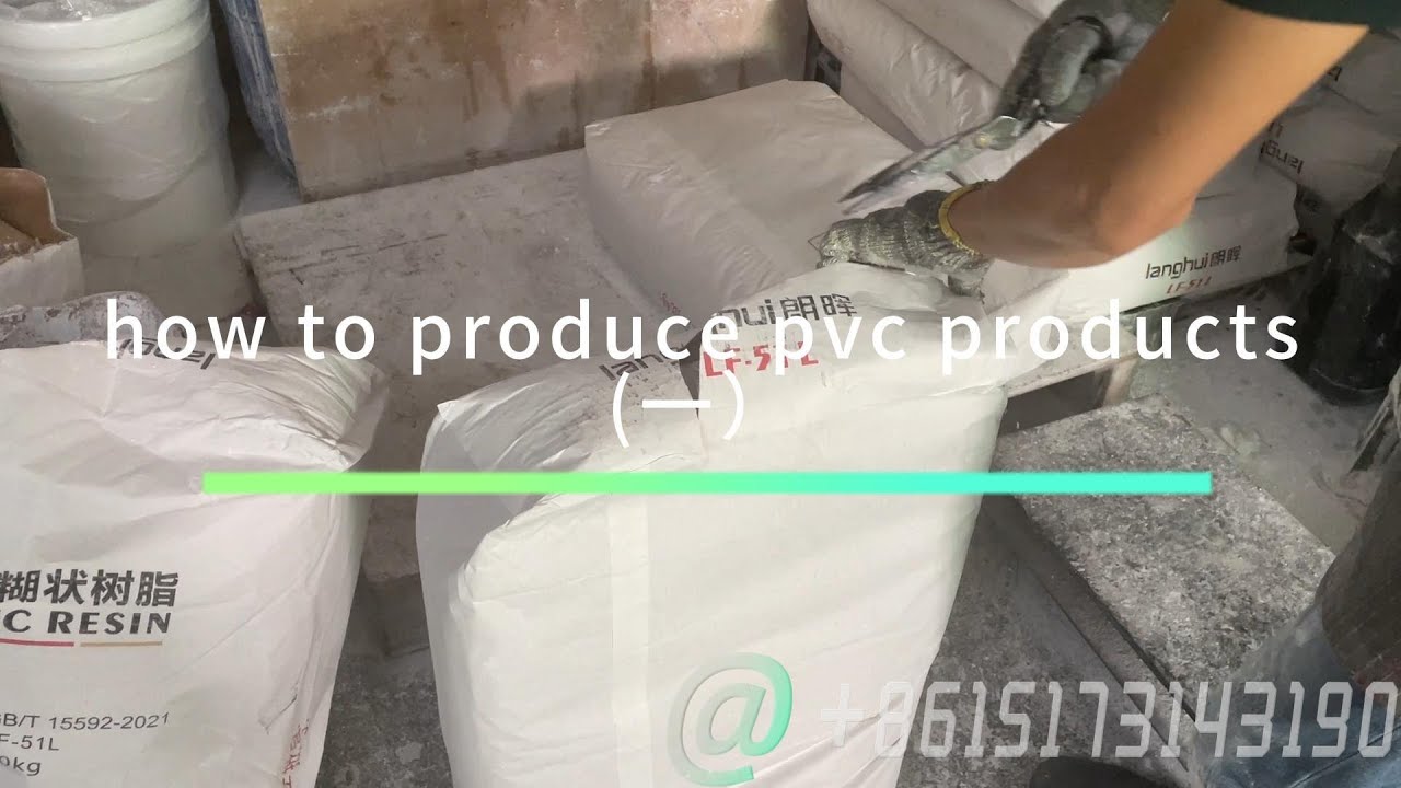 How to mix PVC materials,how to produce pvc products - YouTube