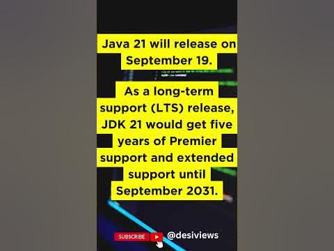Java Update 2024:Java JDK 21 Update | JDK 20 Vs JDK 21 Features| #coding #java #jdkupdte - YouTube