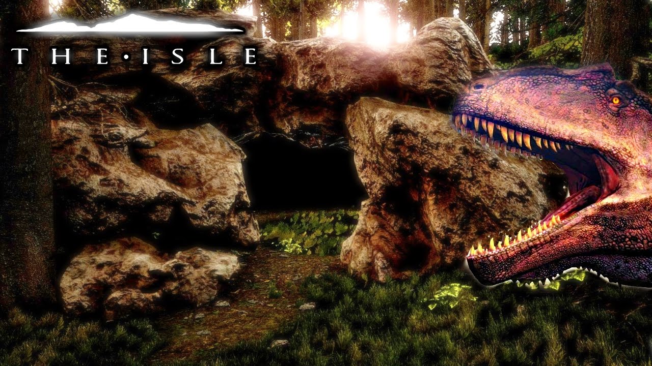 The Isle - CAVES & DEN EXPLORATION, GIGA PROGRESSION & V4 MAP ...