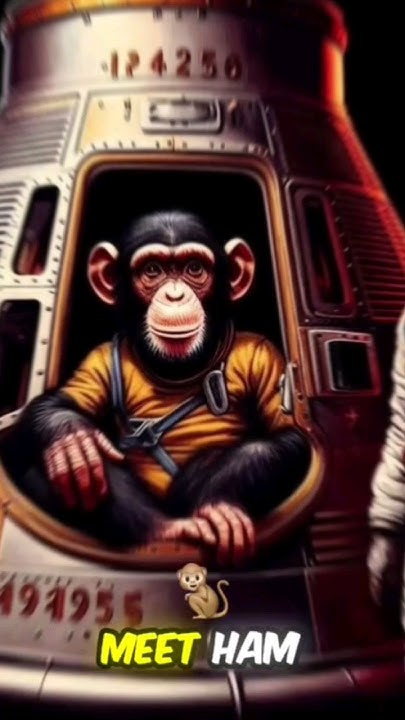 Meet Ham ,the first chimpanzee to travel to space 🚀 #fyp #fypシ゚viral # ...