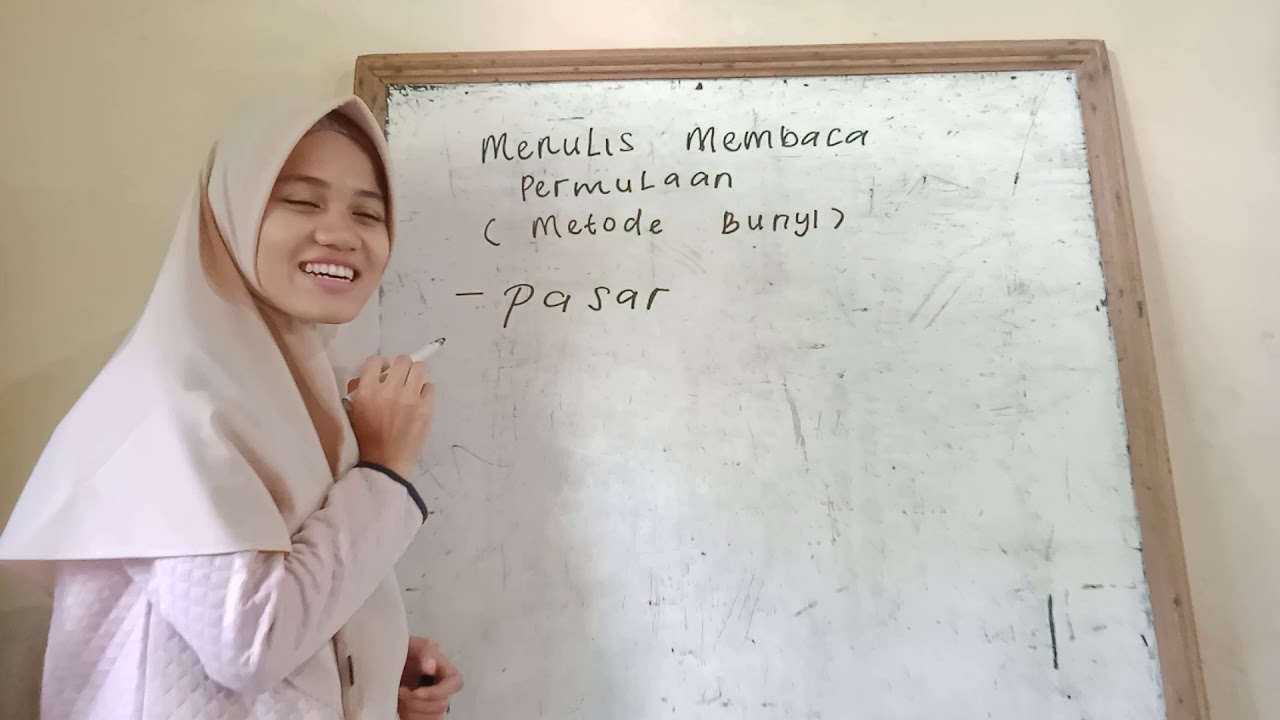Menulis dan membaca permulaan (metode bunyi) - YouTube