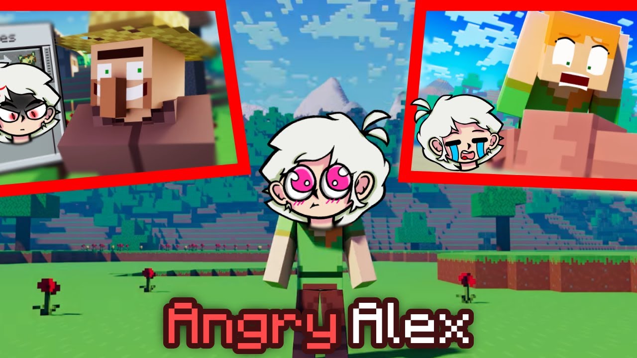 REACCION A "ANGRY ALEX" 🎵 [VERSION ESPAÑOL OFICIAL] Minecraft Animation ...