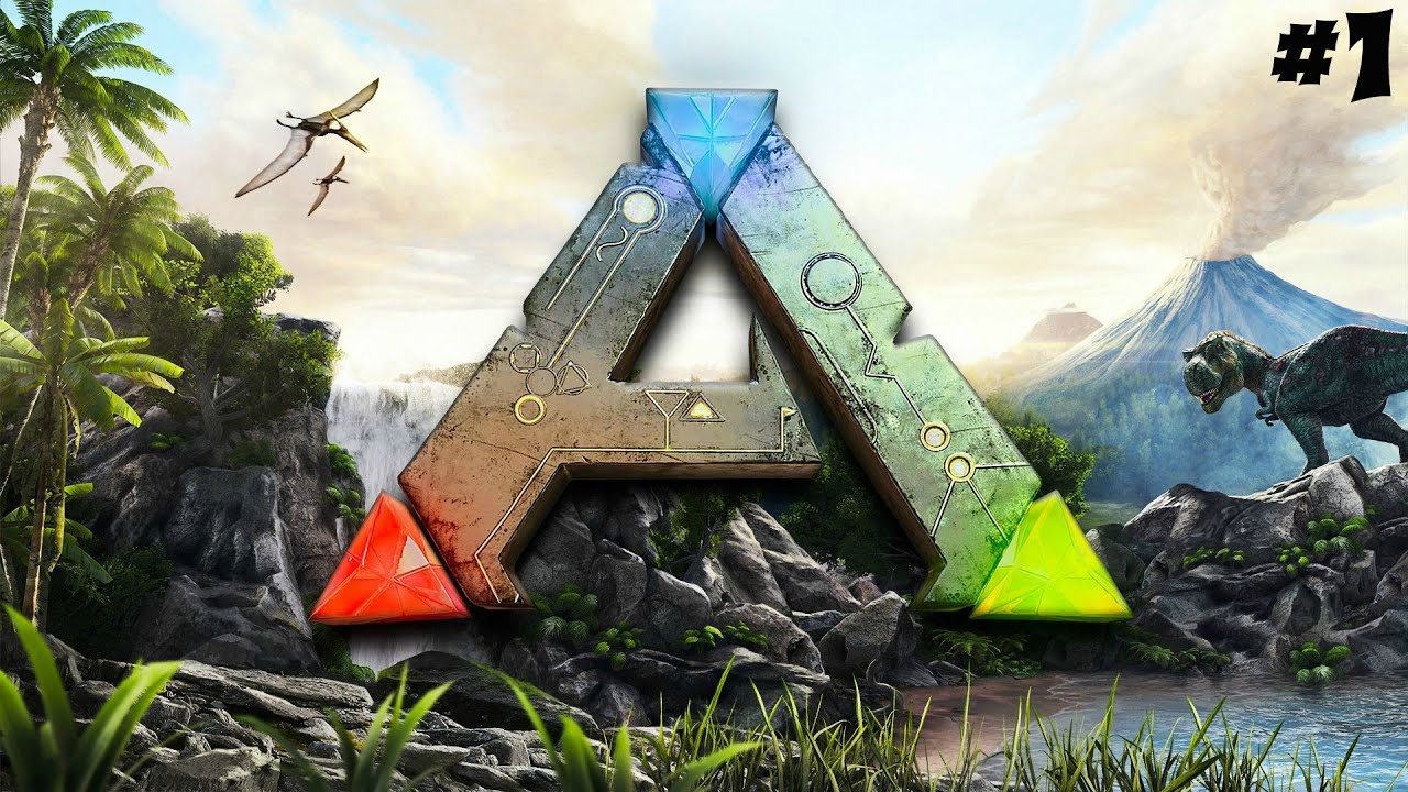 Making an Outhouse!!! ARK #1 - YouTube
