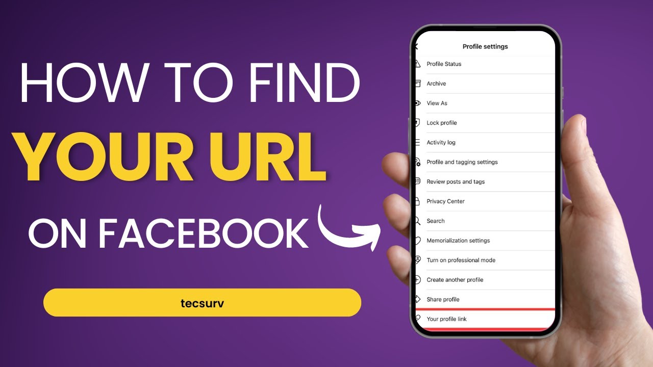 How to Find Your Facebook URL! - YouTube