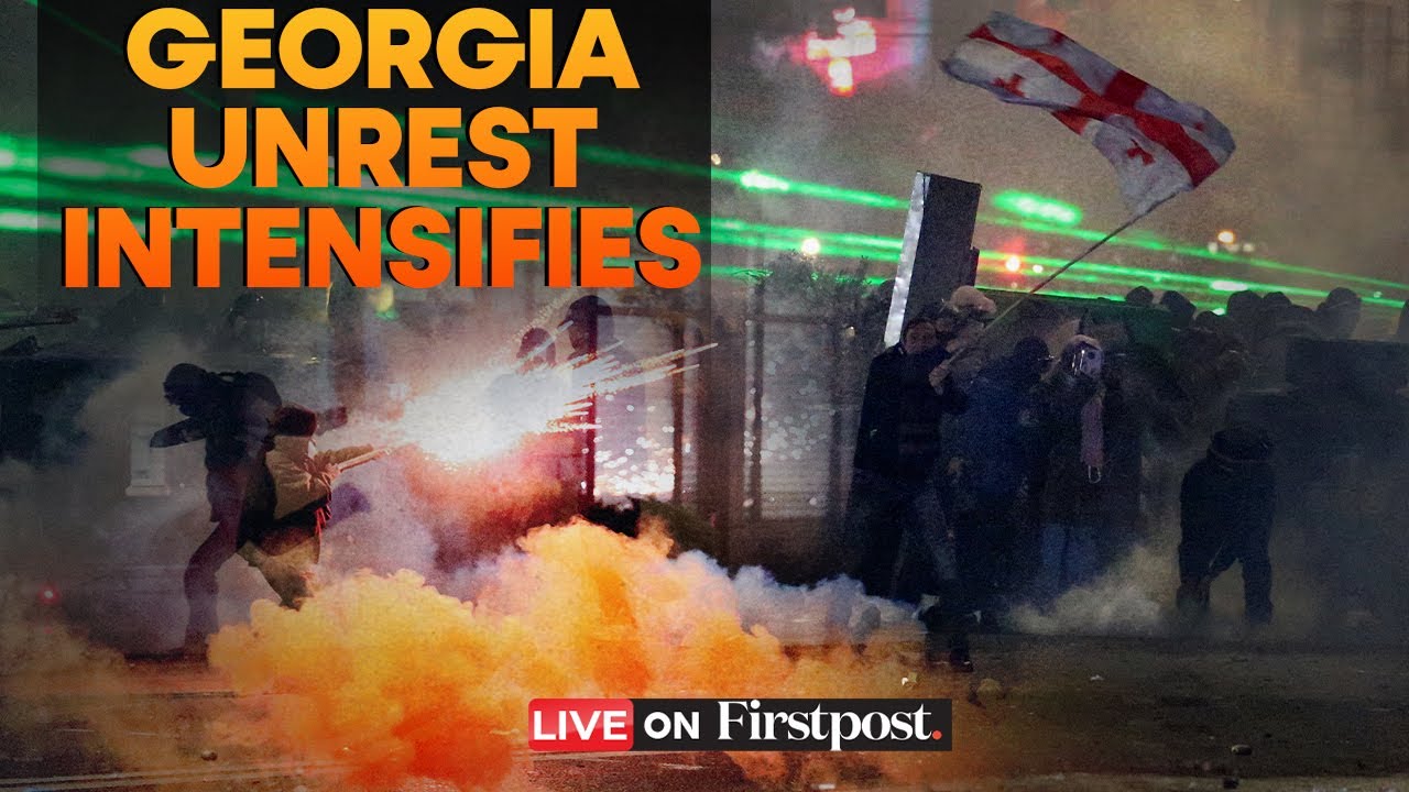 Georgia Protests LIVE: Violent Protests Continue; Georgian Police Fire ...
