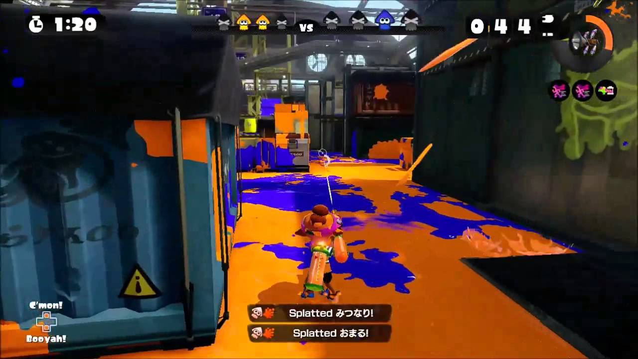 Splatoon Kelp Splatterscope Gameplay - YouTube