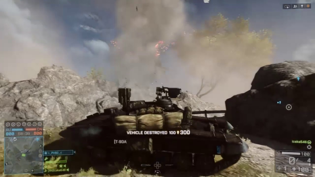 BF4 Tank Carnage by BumbleBOT (a.k.a icaka546) - YouTube
