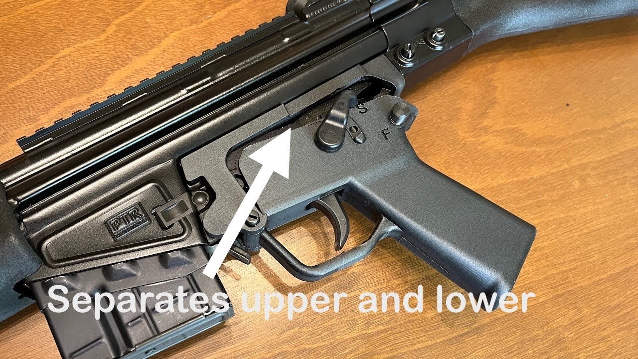 HK G3 91 MP5 SP5 fixed magazine trigger housing / lower - YouTube