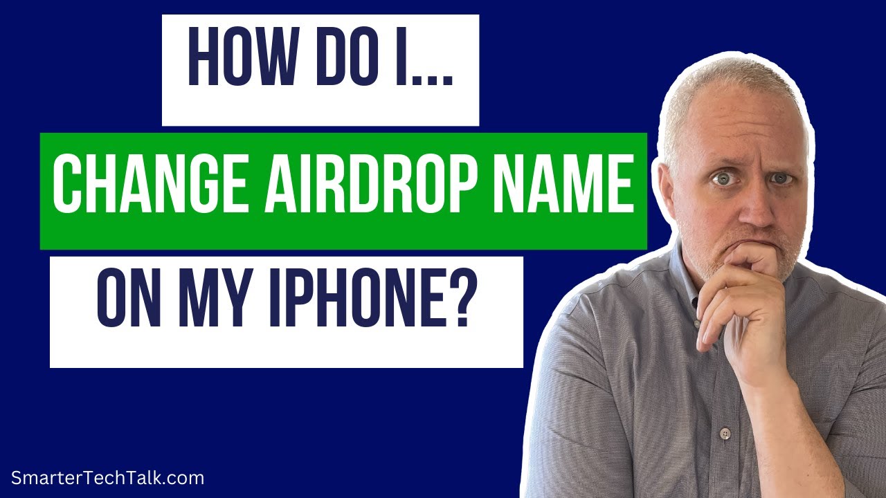 How to Change Your AirDrop Name! - YouTube