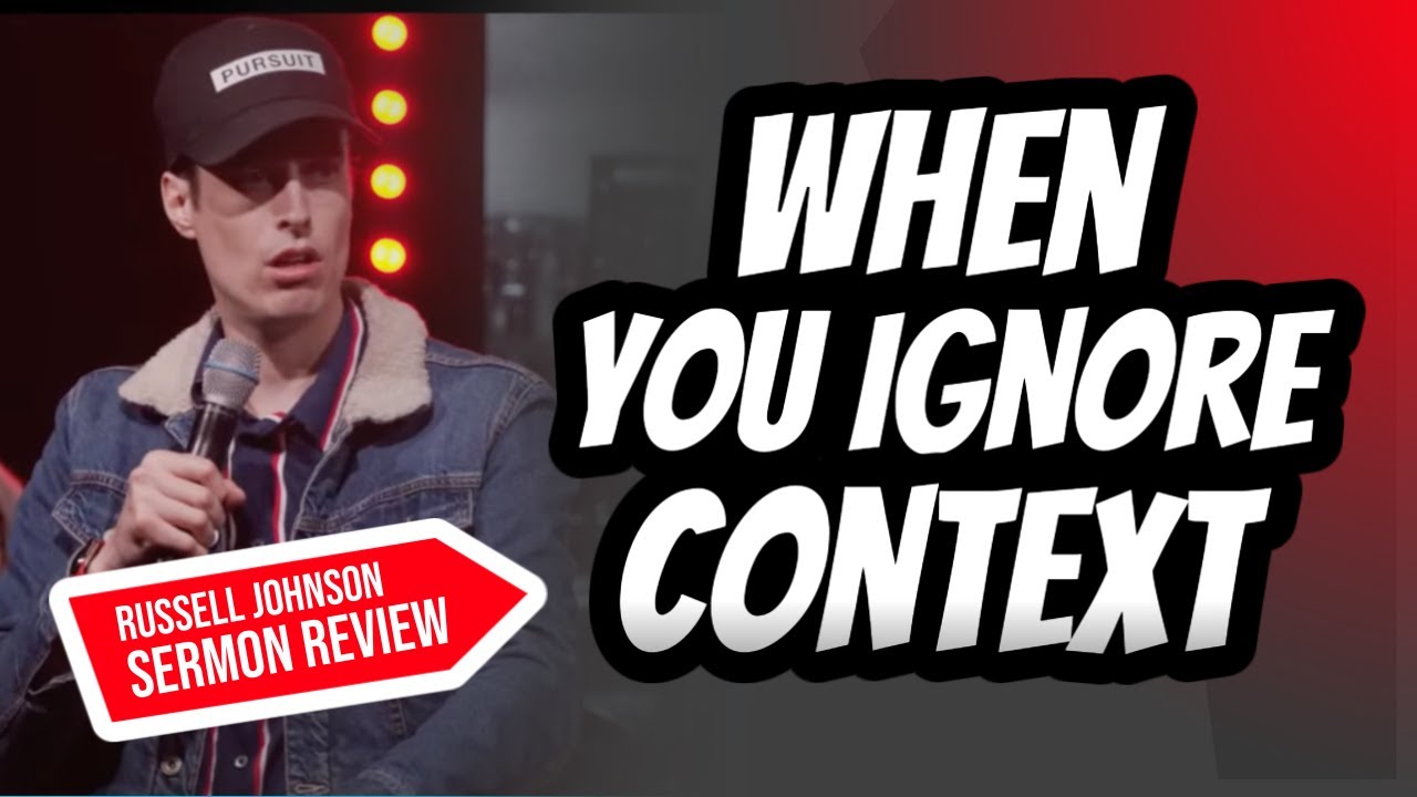 A Reupload Of My Russell Johnson Sermon Review - YouTube