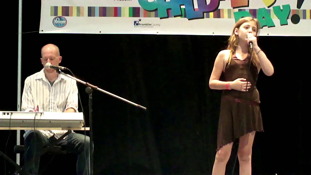 Kayla singing "What a Wonderful World" at COSI September 27th, 2013 ...