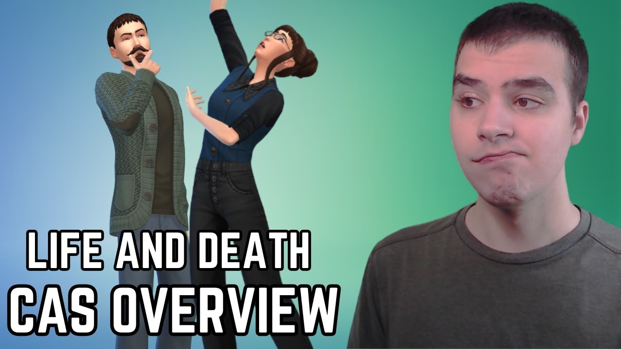 The Macabre CAS of the Sims 4 Life and Death - YouTube