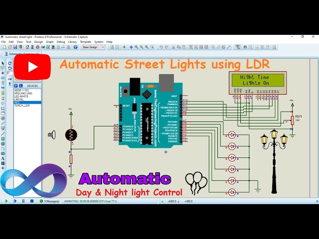 Automatic Street Light Control System Smart Street Lighting Control