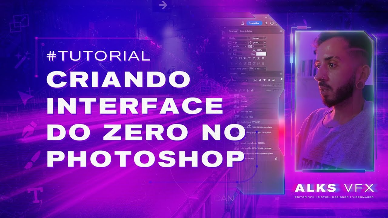 Criando INTERFACE DO ZERO no Photoshop [Parte 1] - YouTube