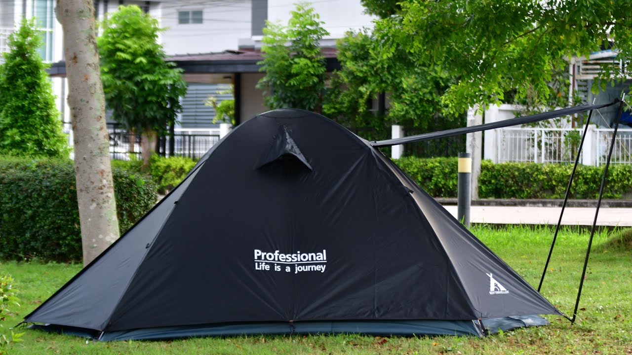 Boy Traveller : Tent P4 Professional All Black Mark II - YouTube
