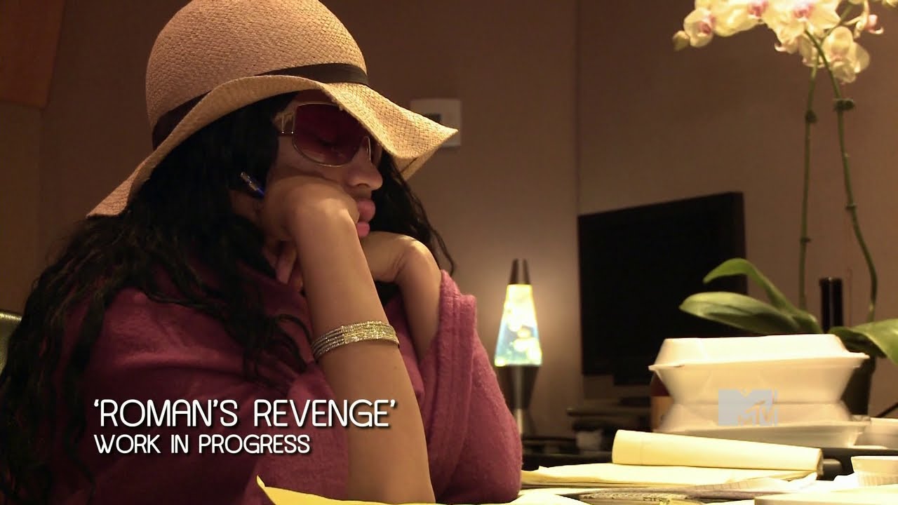 Nicki Minaj Recording Roman's Revenge - YouTube