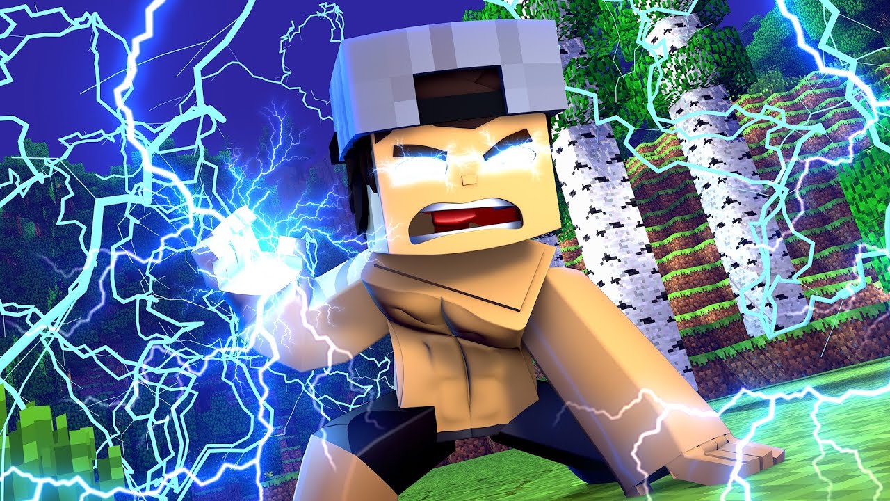 Minecraft: AVATAR GUERRA #3 - DOMINEI OS PODERES DE RAIO !! - YouTube