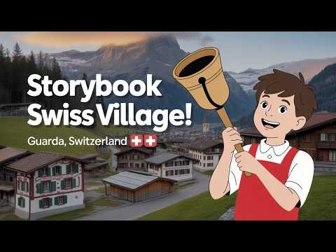 Guarda, Switzerland 🇨🇭 | The Real-Life Storybook Village of Schellen-Ursli (Graubünden Travel Guide)