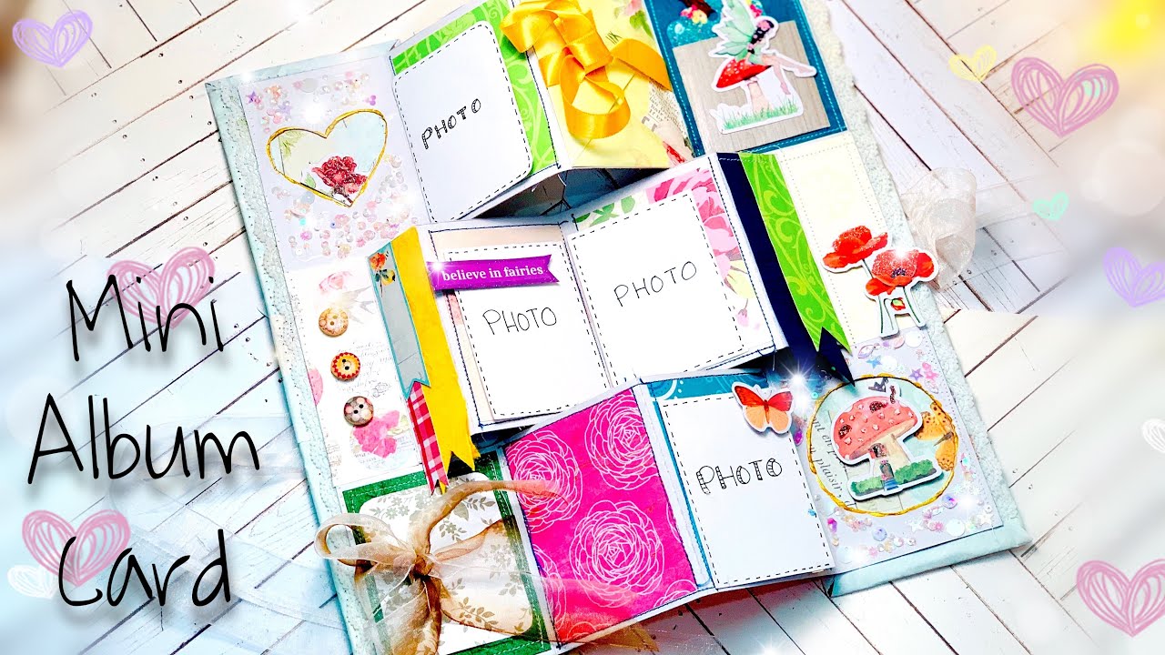 Amazing Handmade Mini Album Card for Special Memories | Handmade Card ...