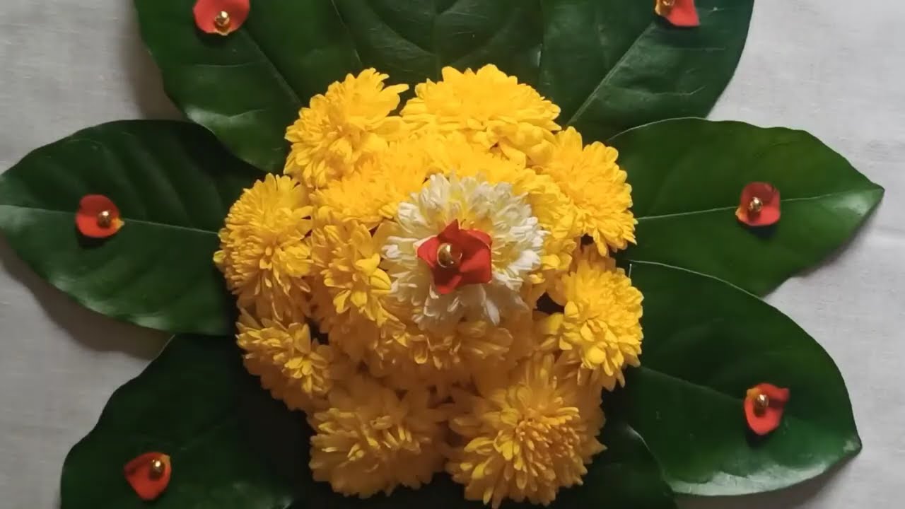 Vinayaka Chavithi Thoran Design|| DIY Decorative thoran creative ideas ...