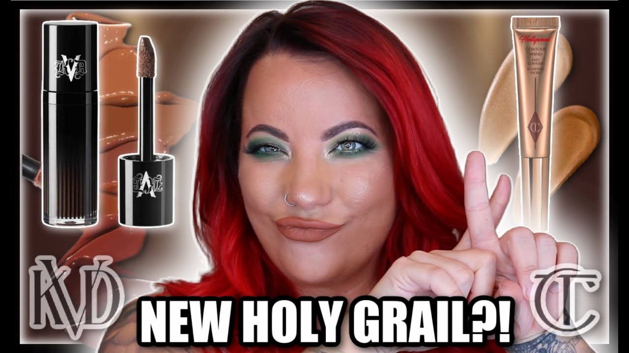 KVD BEAUTY MODCON LIQUID GEL CONTOUR vs. CHARLOTTE TILBURY HOLLYWOOD ...
