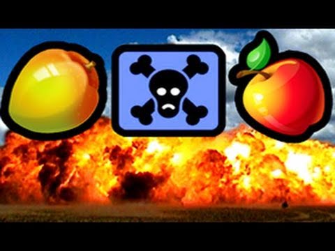 Explosives Fruit Ninja & Fireball of DEATH - YouTube