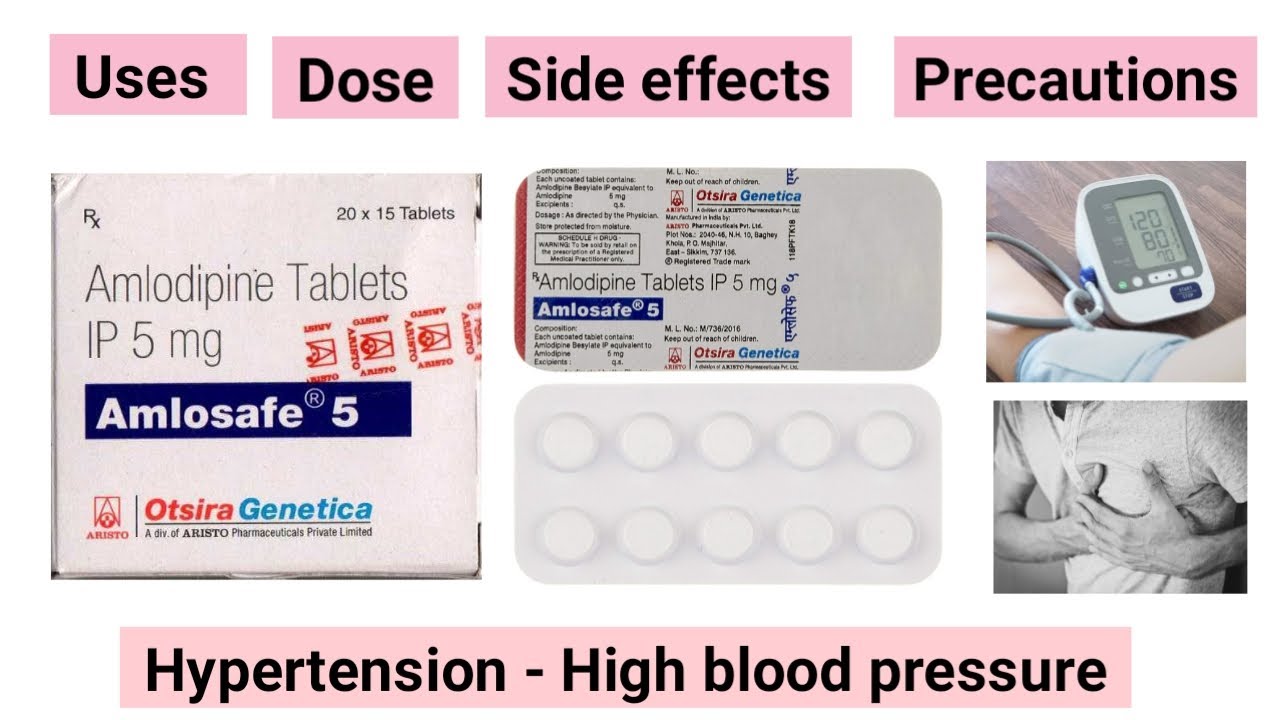 amlosafe 5 tablet | amlodipine tablet ip 5mg | price | uses | dose ...