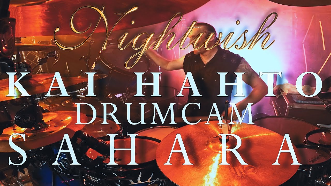 NIGHTWISH Kai Hahto Drumcam 'Sahara' / Vaasa June 2023 - YouTube