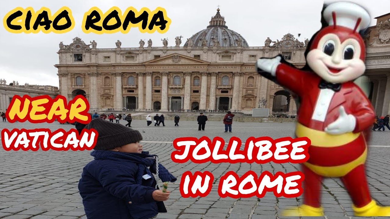 Jollibee in ROME ITALY ( soon to open ) NEAR VATICAN CITY - YouTube