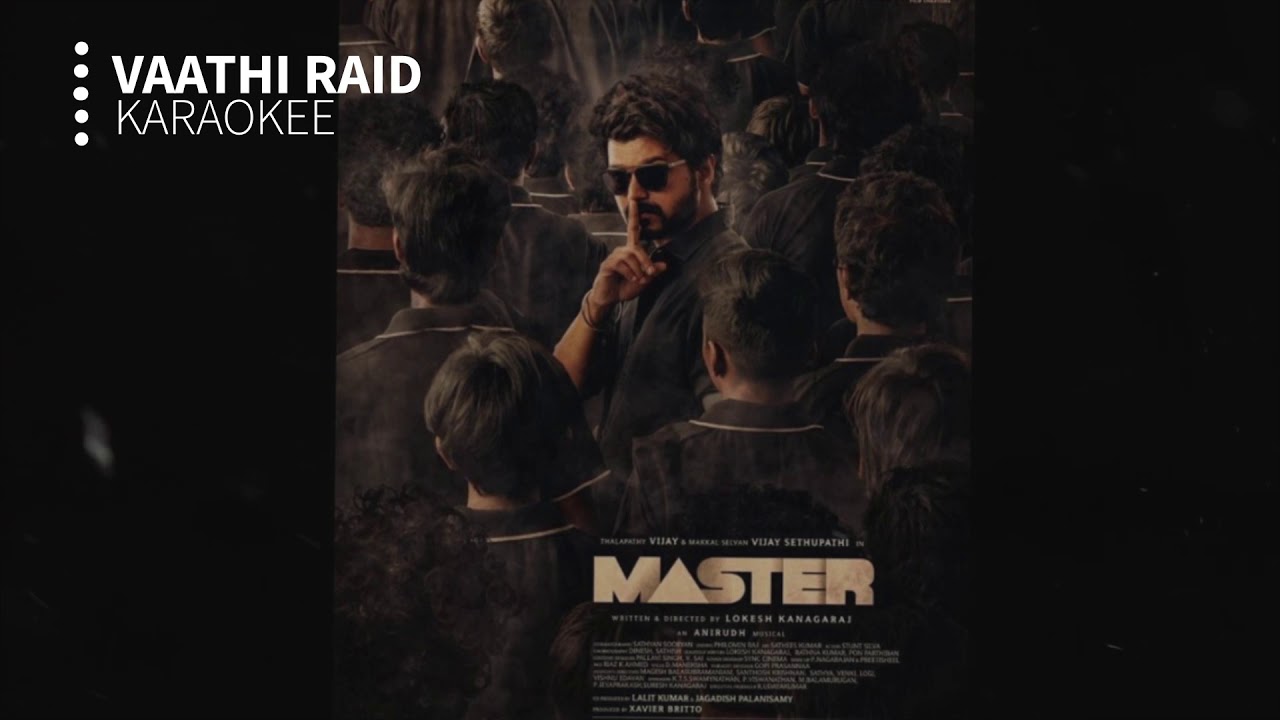 Master - Vaathi Raid (instrumental) | Thalapathy Vijay | Anirudh ...