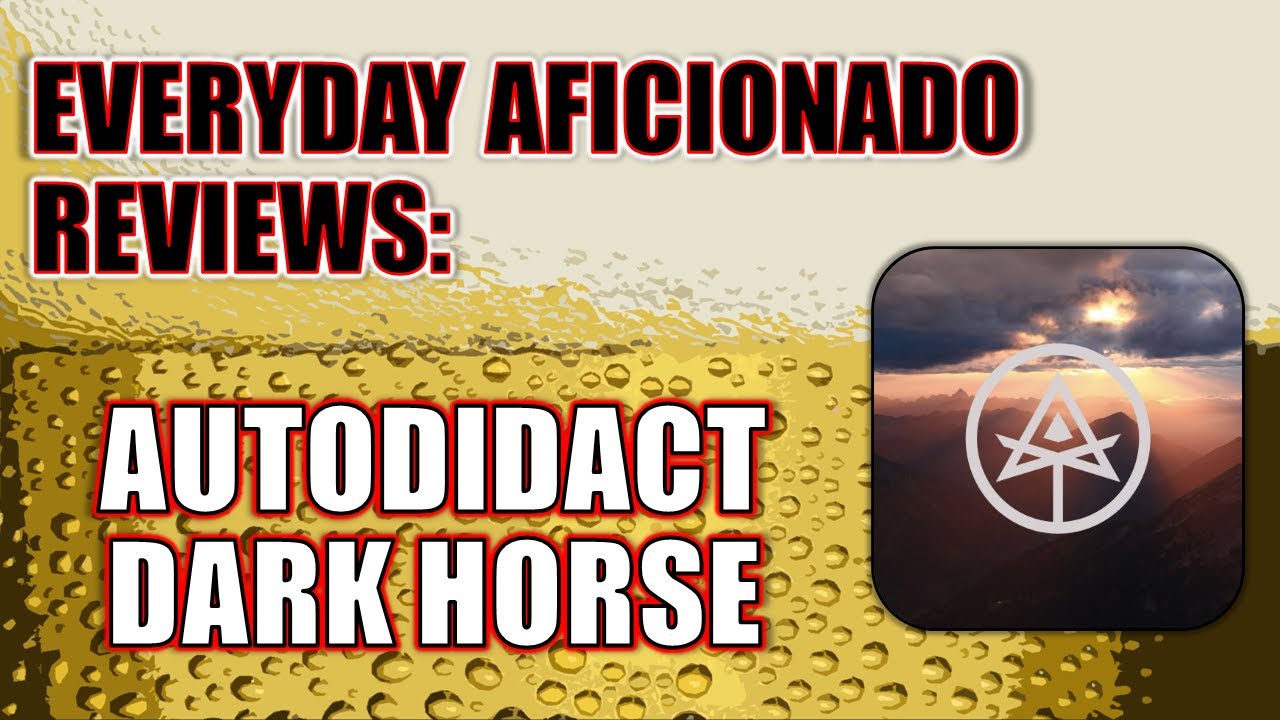 Autodidact Dark Horse (Black IPA!) Review - YouTube