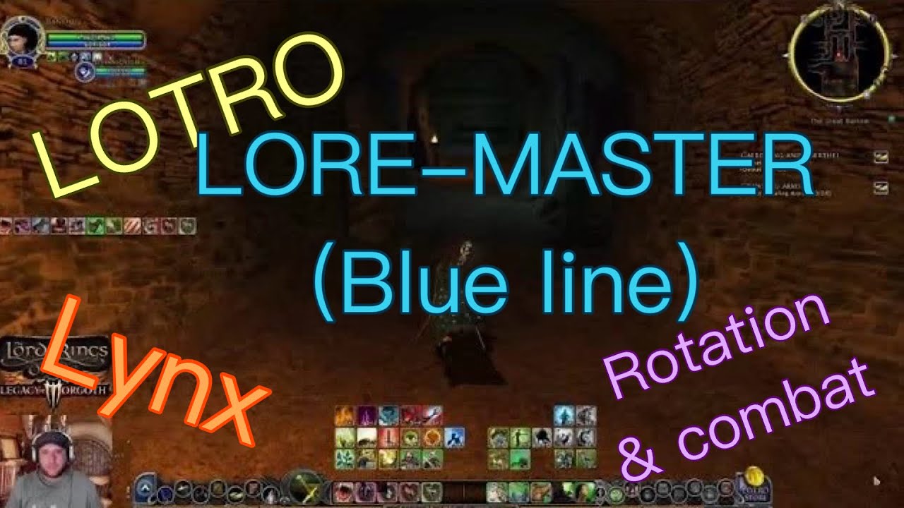 LOTRO: LORE-MASTER (blue line) showing the Lynx rotation and combat ...