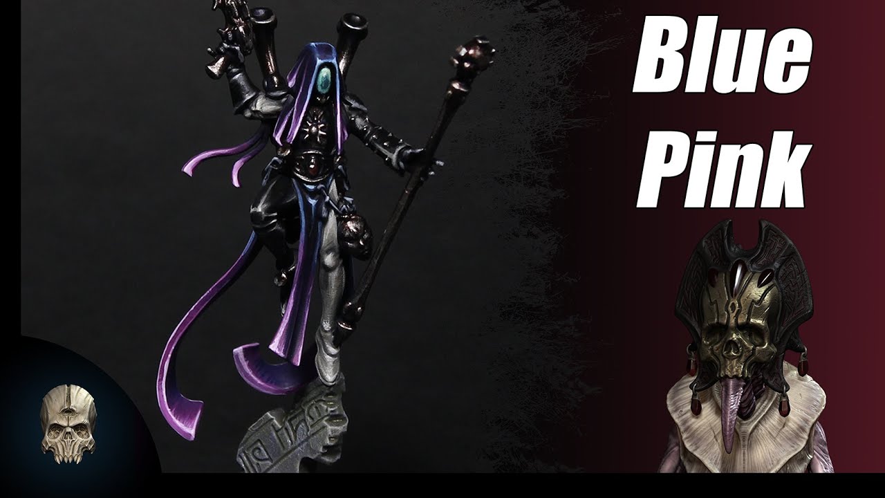 Hobby Tips: Painting a Blue to Pink Blend on a Harlequin Shadowseer for ...