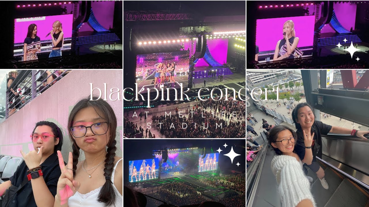 blackpink born pink tour at metlife stadium in nj! 🖤💖 I vlog 2023 - YouTube