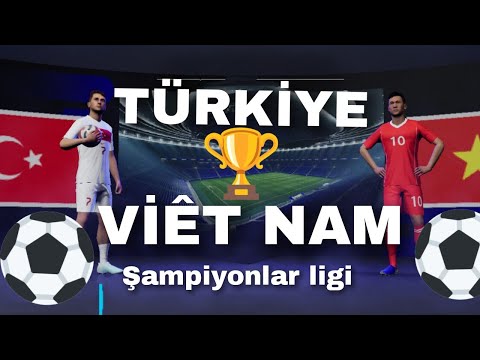 Türkiye Vietnam milli maçı spiker türkçe pes 