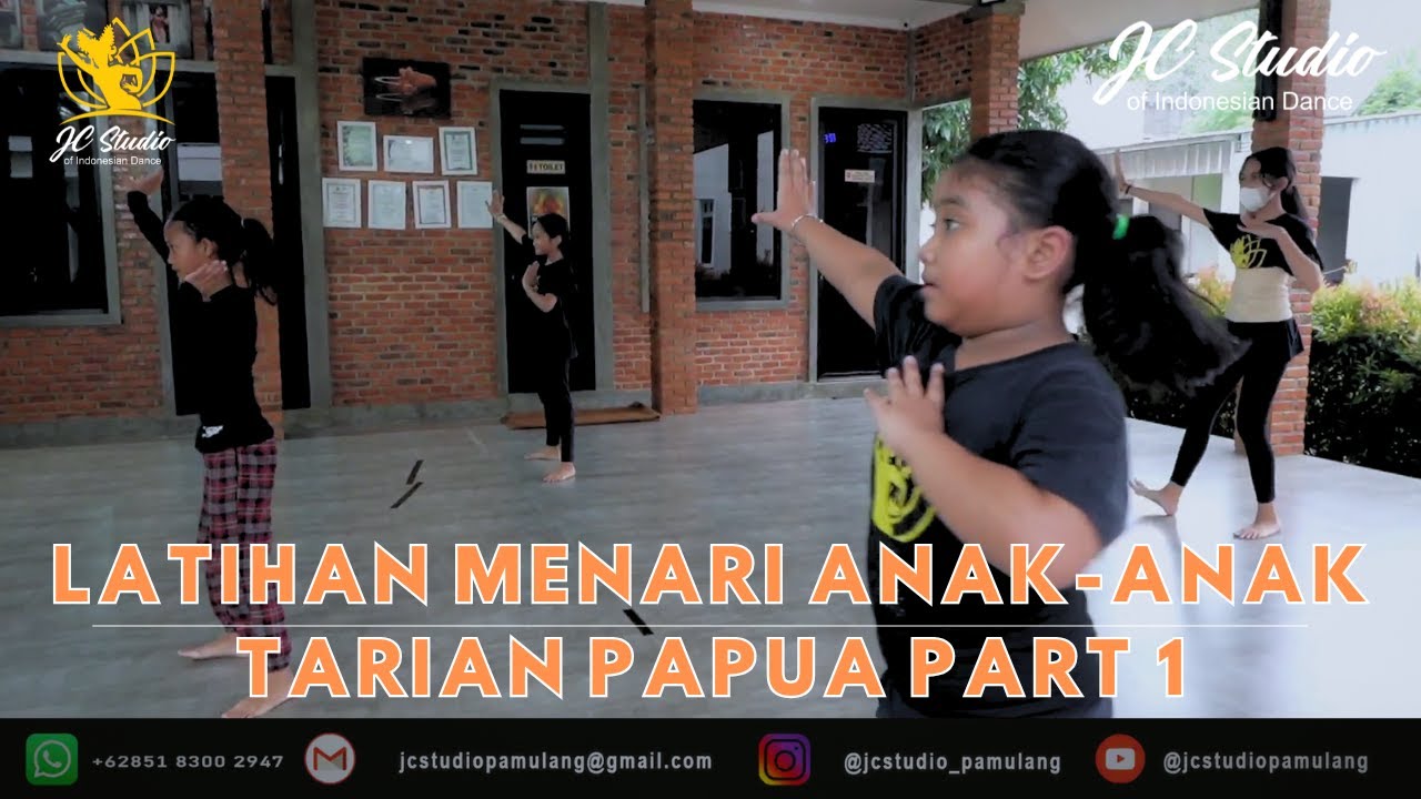 JC STUDIO 2025 | Latihan Menari Anak-anak : Tarian Papua Part 1 - YouTube