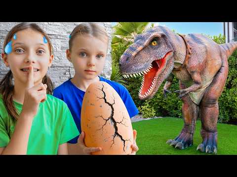 Çocuklar Aç Bir Dinozorun Bakımını Üstleniyor: Aile Evcilik Hikayeleri