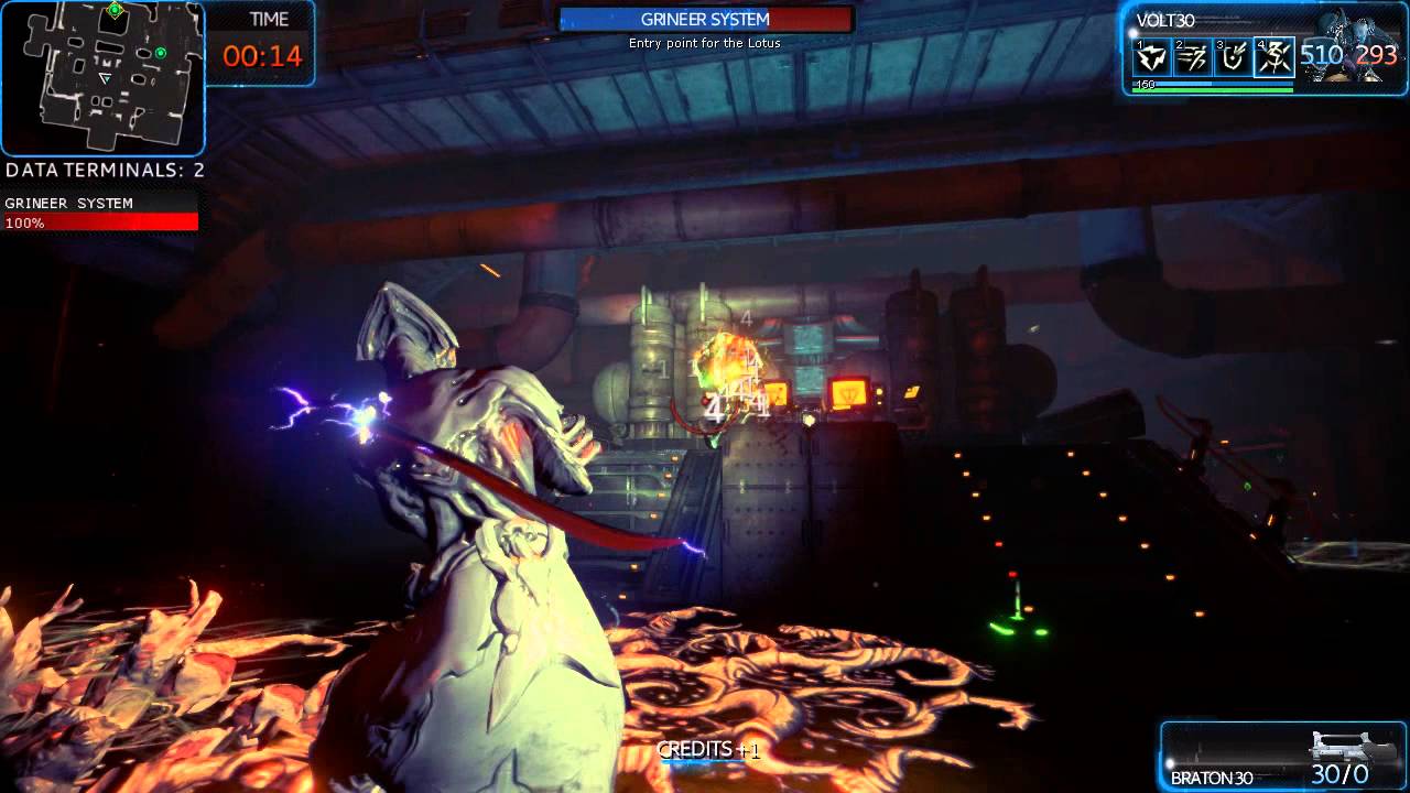 Warframe - Quirinus, Mars: Infested Defense Alert - YouTube