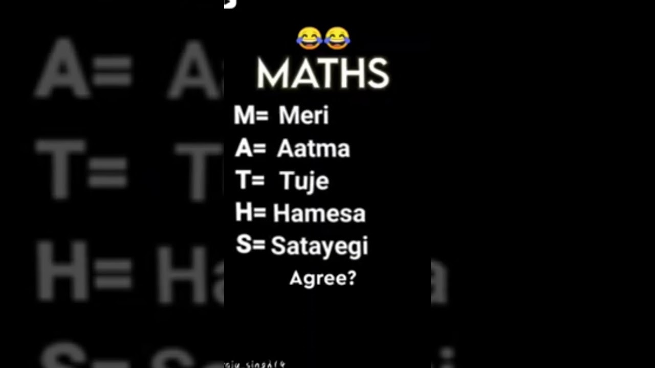 Full Form Of Maths Funny Video shortsvideo shorts youtubeshorts full-form-of-maths-funny-video-shortsvideo-shorts-youtubeshorts